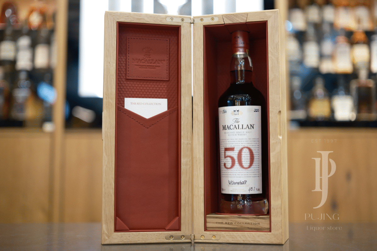 麥卡倫-THE RED COLLECTION 50年 0.7L - 葡晶洋酒